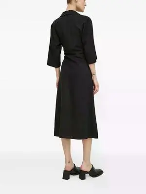 SAMSOE SAMSOE Wrap-around Midi Dress