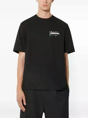 STAMPD Graphic-print Crew-neck T-shirt - Black