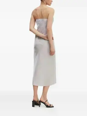 SAMSOE SAMSOE Strapless Midi Dress