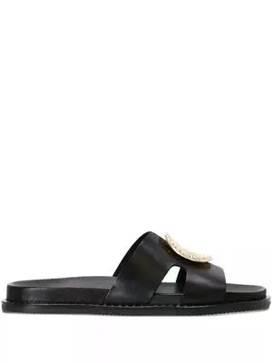 KOTRIS SANDALS Leather Medallion Sandals