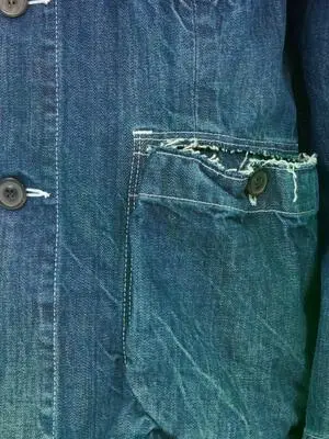MAISON MARGIELA Multi-pocket Frayed Denim Jacket