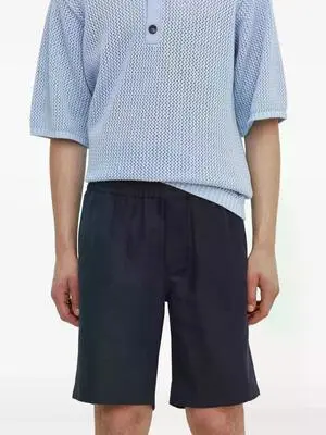 SAMSOE SAMSOE Elastic-waist Chino Shorts
