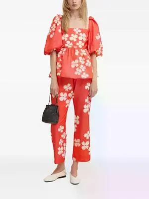 Stine Goya Floral Pattern Trousers