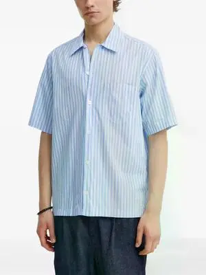 SAMSOE SAMSOE Chest-pocket Striped-pattern Shirt