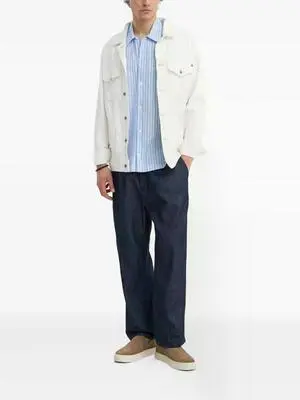 SAMSOE SAMSOE Chest-pocket Striped-pattern Shirt