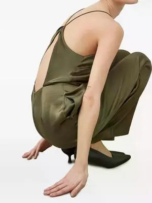 SAMSOE SAMSOE Square-neck Open-back Jumpsuit
