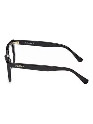 Max Mara Logo-lettering Rectangle Frame Glasses
