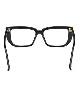 Max Mara Logo-lettering Rectangle Frame Glasses