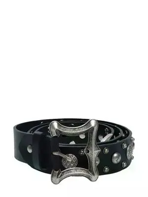 THUG CLUB Studded Leather Belt