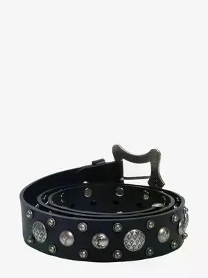 THUG CLUB Studded Leather Belt