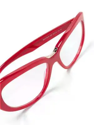 Max Mara Logo-engraved Cat-eye Frame Eyeglasses