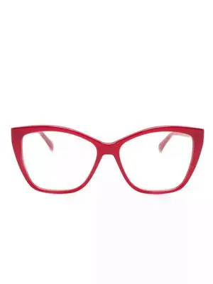 Max Mara Cat-eye Frame Eyeglasses - Red