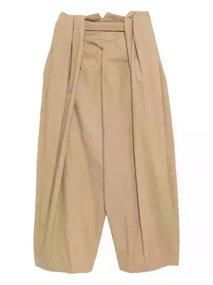 Toga Wide-leg Belted Trousers