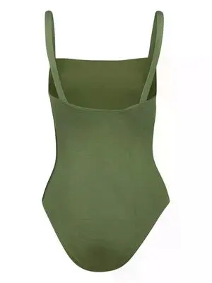 Matteau Crinkle Square-neck Swimsuit