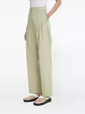 SAMSOE SAMSOE Front-pleat Straight Trousers