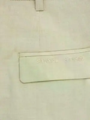 SAMSOE SAMSOE Front-pleat Straight Trousers