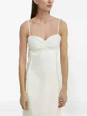 SAMSOE SAMSOE Ruched-bust Midi Dress