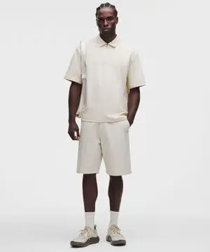 Lululemon Daydrift Oversized Zip-neck Polo Shirt - Light Ivory