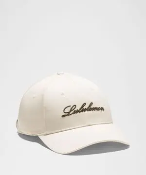 Lululemon Structured Ball Cap - Light Ivory/olive Brown