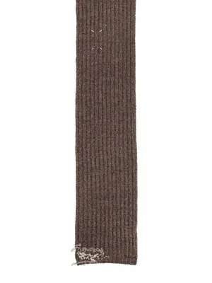 MAISON MARGIELA Wool Scarf - Brown