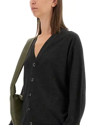 LEMAIRE Twisted Cardigan - Grey