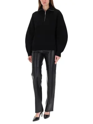 Helmut Lang Zippered "apex" Jersey - Black