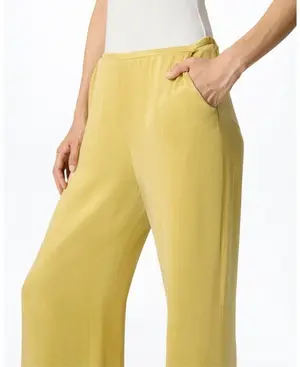 NOCTURNE Relaxed Fit Pants - Yellow