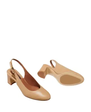 MARGAUX LONNBERG The Cluny Slingback Pumps - Dune Nappa