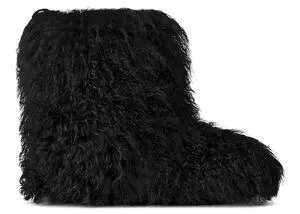 UGG Classic Short Fluff Momma Boot - Black