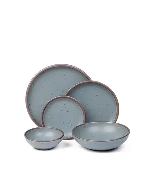 EAST FORK POTTERY Shallow Dinner Set Heron