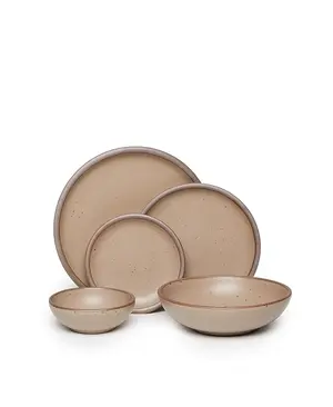 EAST FORK POTTERY Shallow Dinner Set - Morel