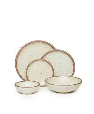 EAST FORK POTTERY Shallow Dinner Set Panna Cotta
