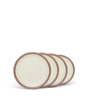 EAST FORK POTTERY Cake Plate, Set Of 4 - Panna Cotta