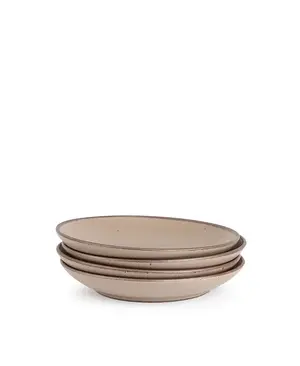 EAST FORK POTTERY East Fork Coupe Plates, Set Of 4 - Morel