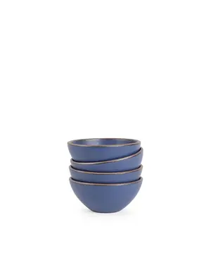 EAST FORK POTTERY Ice Cream Bowl, Set Of 4 - Blue Ridge