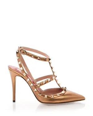 Valentino Garavani Strappy Pointed Toe High Heel Pumps