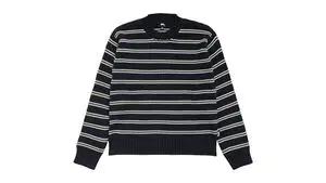 StÜssy Chunky Cotton Stripe Sweater - Ocean