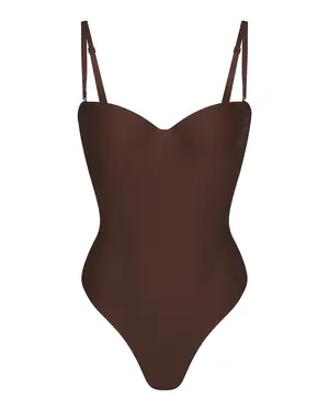 SKIMS Molded Underwire Bodysuit - Cocoa