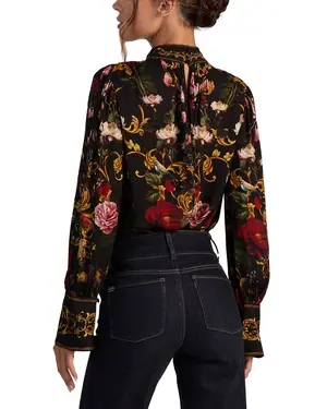 Alice + Olivia Marion Embellished Blouse - Evermine