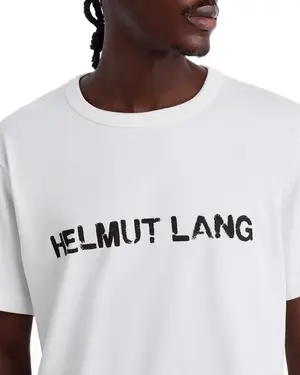 Helmut Lang Stencil Logo Tee - White