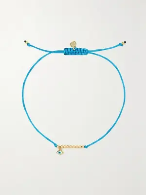 SYDNEY EVAN Evil Eye Bracelet - Blue