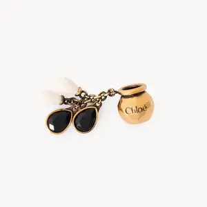 Chloé Sphere Pearl Dice Charm - Gold Color