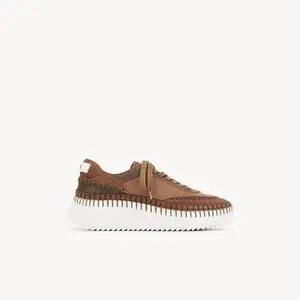 Chloé Nama Sneakers - Oak Brown
