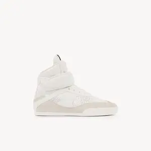 Chloé Kick High-top Sneakers - Cloudy Cream