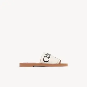 Chloé Woody Mule - White