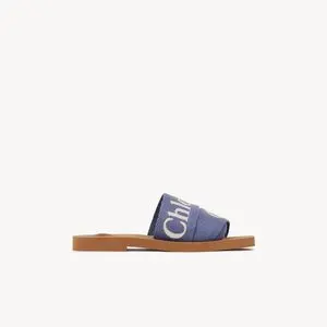 Chloé Woody Mule - Surfing Blue