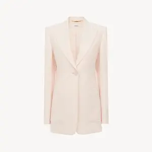 Chloé Single-breasted Tailored Jacket - Biscuit Pink