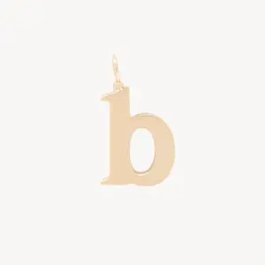 Chloé Alphabet Letter B Charm - Light Gold