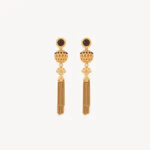 Chloé Eternity Earring - Gold And Brown
