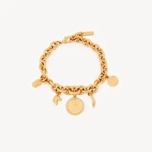 Chloé Charms Bracelet - Vintage Gold